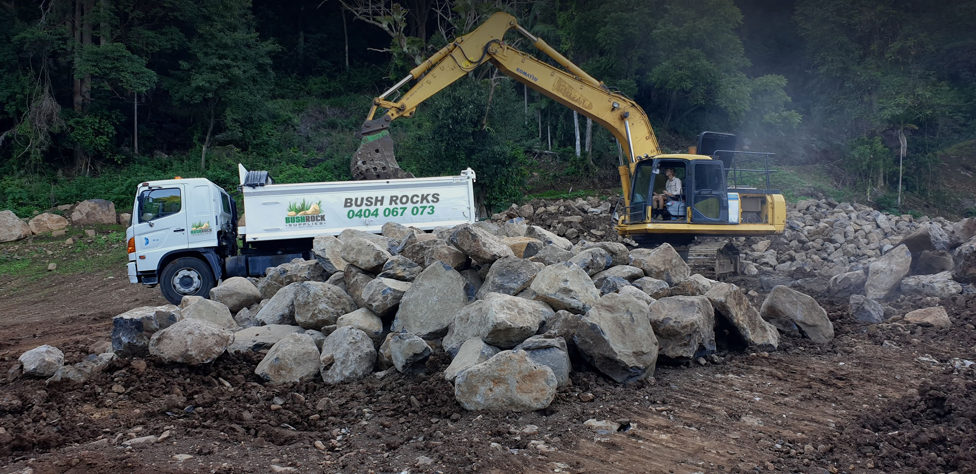 Wholesale Bush Rock Supplies Gold Coast & Brisbane - To Trade & Public